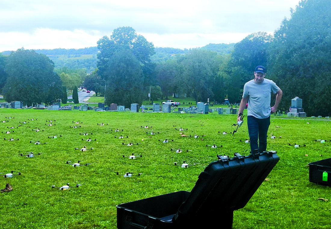 Drone show setup | News, Sports, Jobs - The Sentinel